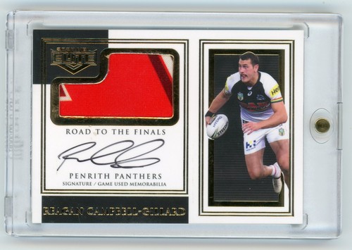 2020 Elite Reagan Campbell-Gillard Jersey Patch Signature NRL Card RFS2 ...