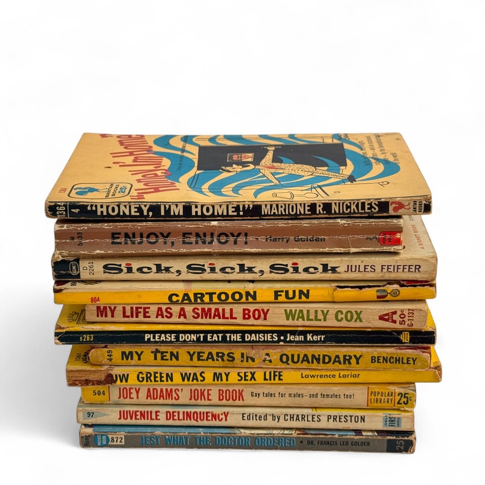 Vintage Humor Satire Lot Cartoon Fun,Sick Sick Sick,Please Don’t Eat ...