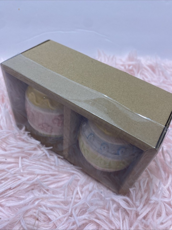 Salt And Pepper Shakers, Pastel Decorative Easter Eggs Pattern NEW | eBay