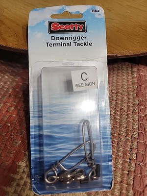 Scotty #1152 Coastlock Snap, Large, Stainless Steel, Black, 2per Pack ...