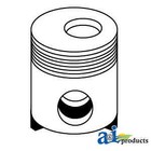Piston RE48469 fits John Deere 6800 6900 690D 690E 693D 7210 7400 7410 ...