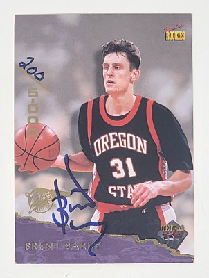 1996 Signature Rookies Brent Barry Oregon St autograph auto #200/5,000 ...