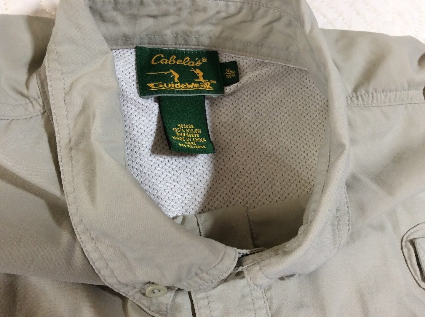 Cabela's Guidewear Men's Nylon Vented Fishing Camping… - Gem