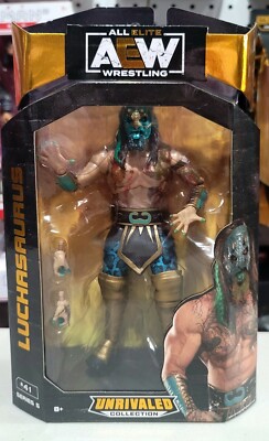 AEW Unrivaled Collection Luchasaurus Series 5 #41 Jazwares 191726377368 ...