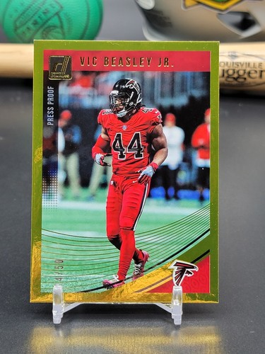 VIC BEASLEY JR. 2018 Panini Donruss /50 SP GOLD Falcons (cb) | eBay