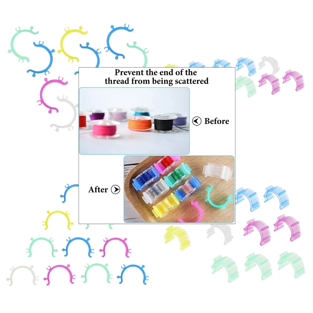 10/20/50Pcs Bobbin Clips Holder for Sewing Embroidery Quilting DIY ...