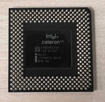 Intel Celeron SL36C 366MHz/128KB/66 MHz FSB PC-CPU FV524RX366 | eBay