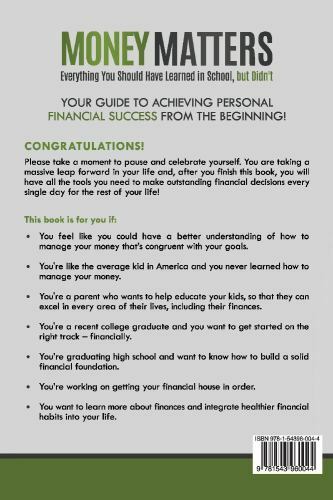 Money Matters: Everything You Should Have Learned in School, But Didn't ...