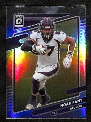 2021 Donruss Optic Noah Fant #28 Silver Prizm Denver Broncos Football | eBay
