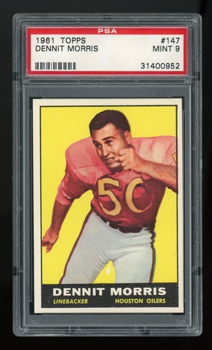 1961 Topps #147 Dennit Morris PSA 9 MINT *A23G*#31400952 | eBay