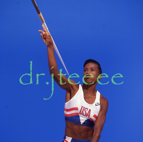 Jackie Joyner-Kersee JAVELIN - 120mm Track & Field Transparency | eBay