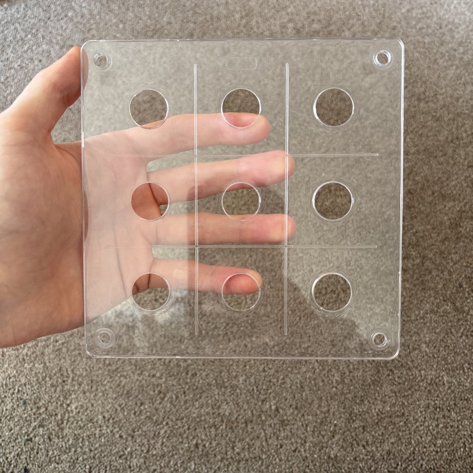 Vintage Tri Tac Toe Game 3D Tic Tac Toe Board Game No Box or ...