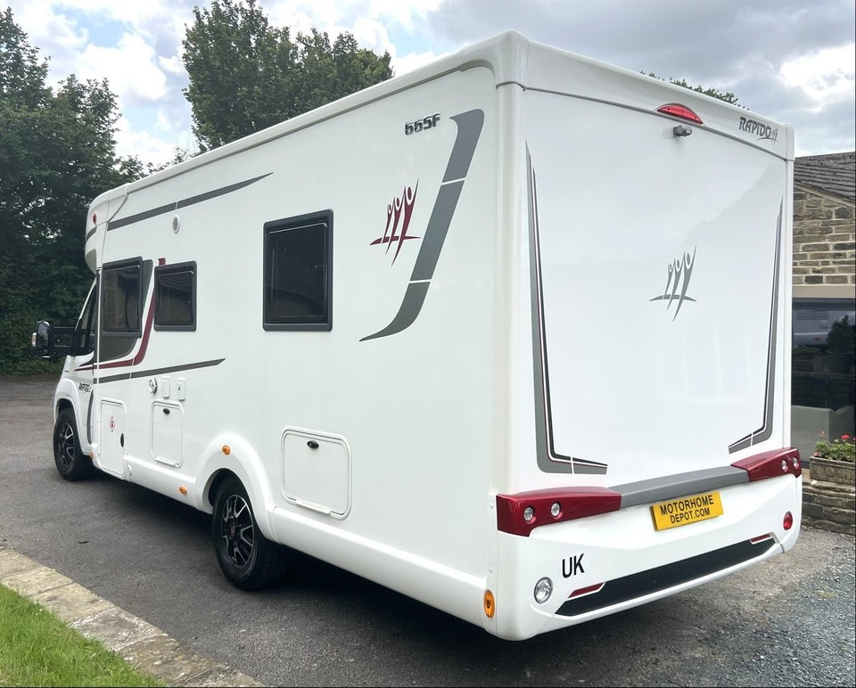 Rapido 665F, 2020, 4 berth rear washroom coachbuilt motorhome for sale ...