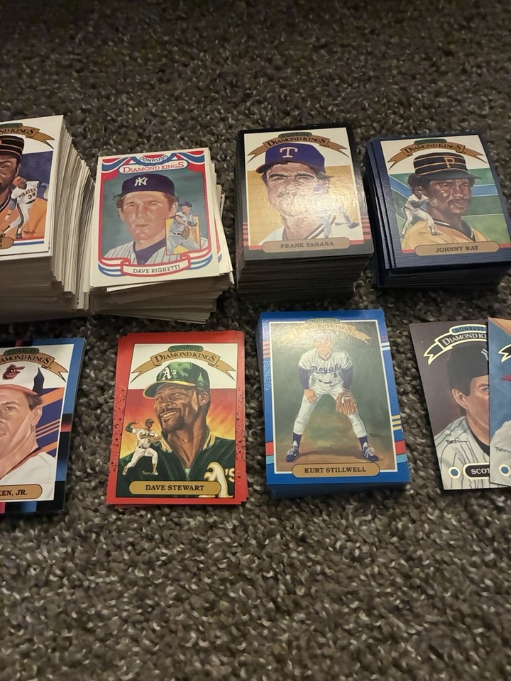 Huge Donruss Baseball Diamond King Lot 600+ 1982-93 Nm/mt | eBay