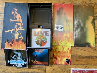 1997 AC/DC BONFIRE Box 4-Disc CD Boxed Set | eBay