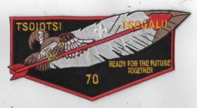Tsoiotsi Tsogalii Lodge 70 Flap Old North State Council RED Bdr ...