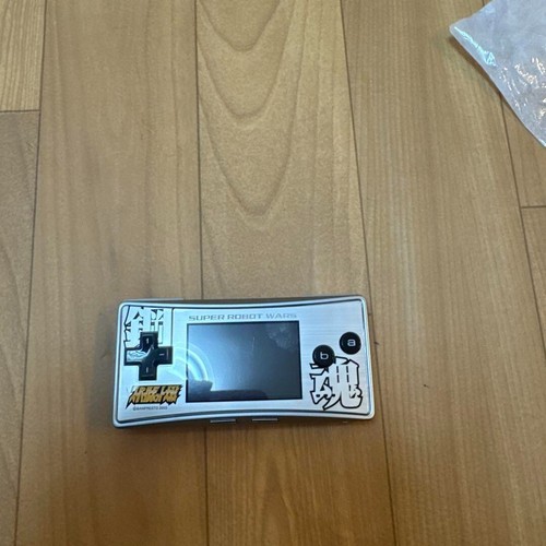 Gameboy micro Console Famicom Nintendo Game Gold Super Robot Wars Face ...