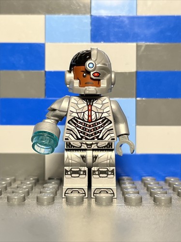 LEGO DC Super Hero Justice League Cyborg Minifigure 76087 Blaster Arm ...