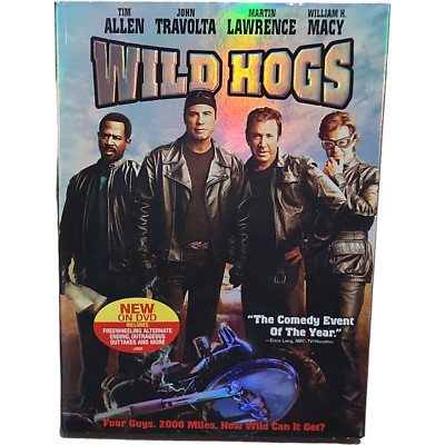 Wild Hogs DVD - Wild Hogs Movie - Tim Allen John Travolta 786936727463 ...