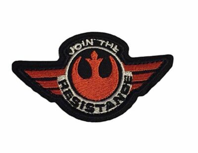 Star Wars Join The Resistance Logo 3" Wide Embroidered Iron on Patch | eBay