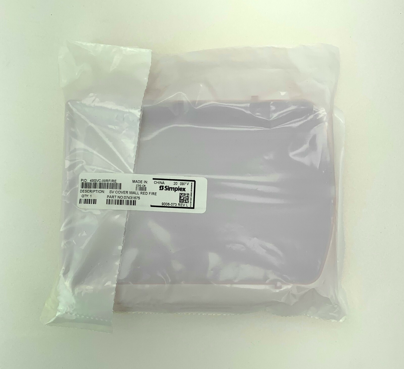 SIMPLEX 49SVC-WRFIRE SV COVER WALL RED FIRE | eBay