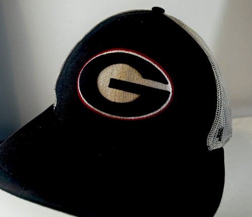 Georgia Bulldogs NCAA Hat Cap Big Logo Snapback DAWGS Discolored Beat ...