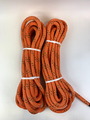 Pelican Rope Matador Bull Rope Double Braided Nylon Coated Orange 5/8 x ...