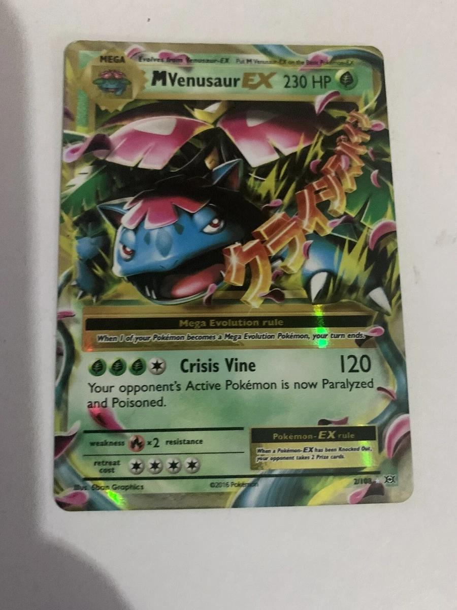 M Venusaur EX-Holo 2016 Pokemon TCG XY Evolutions #2/108, 42% OFF
