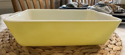 Vintage Lemon Yellow Pyrex 0503 Casserole Dish | eBay