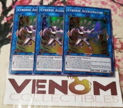 3x (M/NM) - Cyberse Accelerator - IGAS-ENSE1 - Super Rare Limited ...