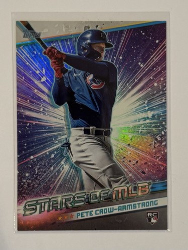 2024 Topps Pete Crow-Armstrong Stars of MLB RC Rookie #SLMB-25 Cubs | eBay