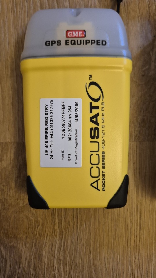 GME MT410G GPS PLB Locator Beacon 406Mhz Compact Lightweight High ...