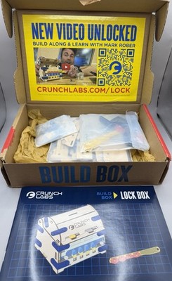 Crunch Labs Lock Box Mark Rober Build Box Open Box Complete | eBay