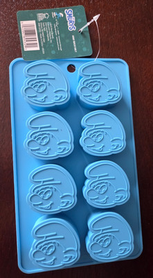 The Smurfs Silicone Ice Cube Tray Candy Mold Makes 8 Cubes NWT | eBay