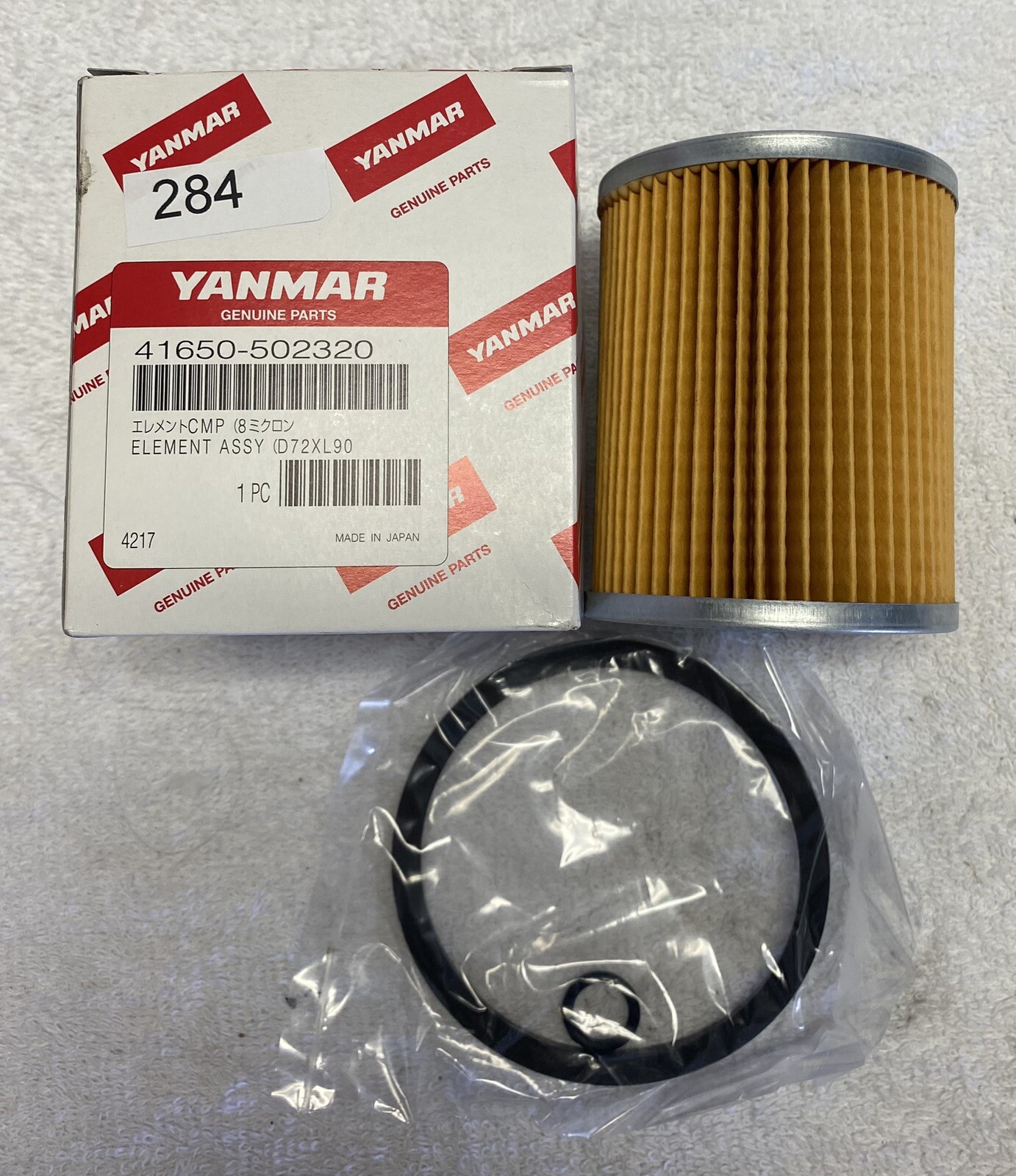 3 Genuine OEM Yanmar Fuel Filter Element 41650-502320 for sale online ...