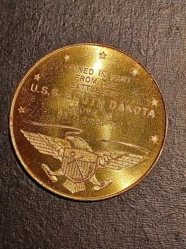 USS South Dakota Battleship X Token/Medal | eBay