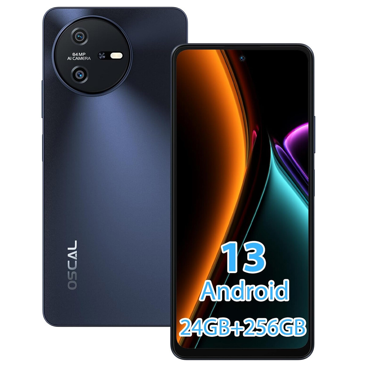 Blackview OSCAL TIGER 12 Smartphone 24GB+256GB 6.78" Android 13 5000mAh NFC