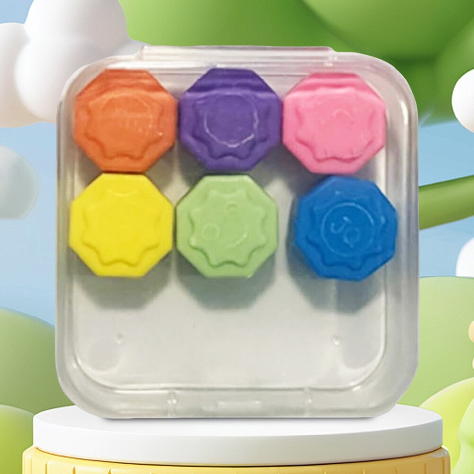 6Pcs Set Pebbles Play Game Portable Stone Catching Toy for Hand-eye ...