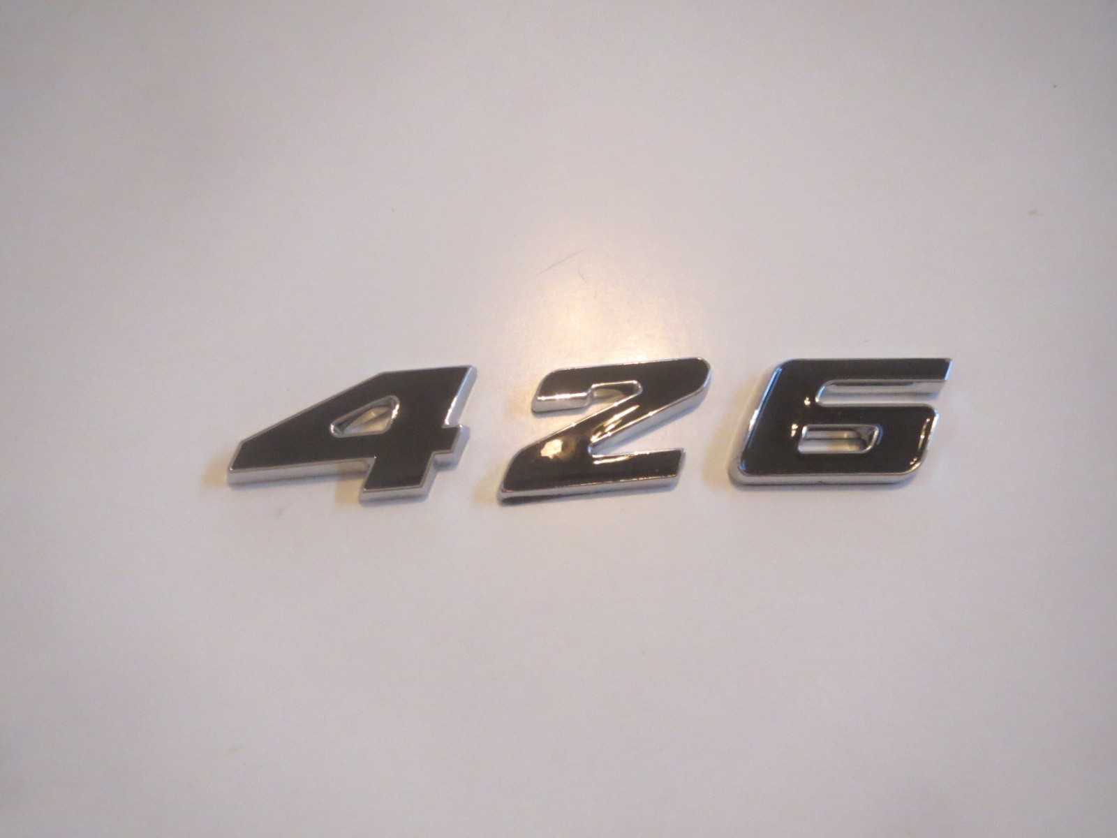 426 ENGINE ID FENDER HOOD SCOOP QUARTER TRUNK EMBLEM BLACK FITS DODGE ...