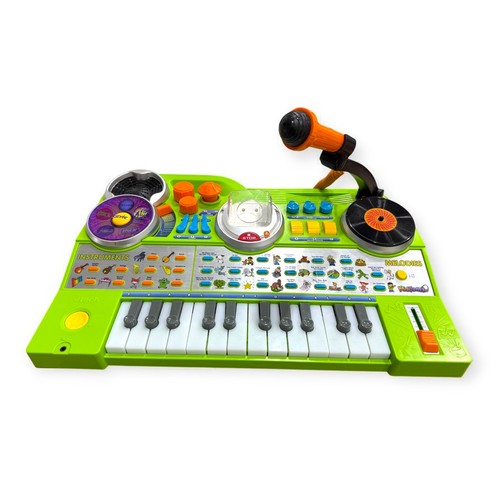VTech KidiJamz DJ Music Studio Piano Keyboard Green (Read Description ...
