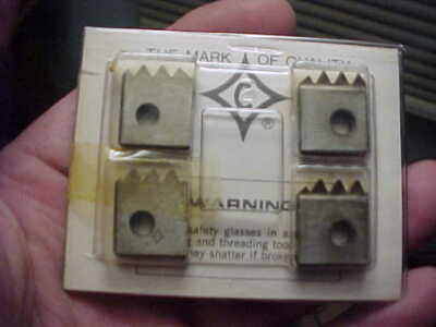 NOS Cleveland Series 100 1-3/8"-6 RH 4 Piece Die Head Insert Chaser Set ...