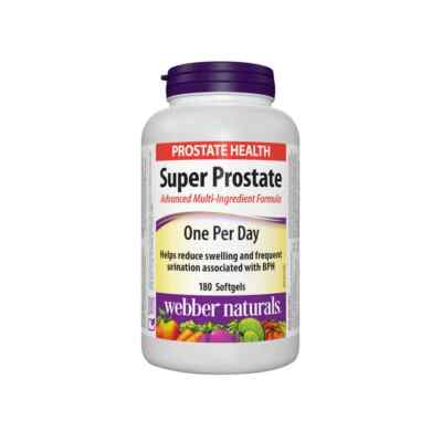Webber Naturals 180 Softgels Super Prostate Advanced Multi-Ingredient ...