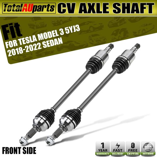 2x Front CV Axle Drive Shaft Assembly for Tesla Model 3 5YJ3 AWD Sedan ...