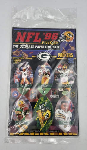 FlickBall The Ultimate Paper Football NFL '96 Green Bay Packers 6ct ...