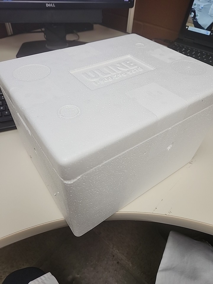 Styrofoam Insulated Shipping Cooler Box (never used) | eBay