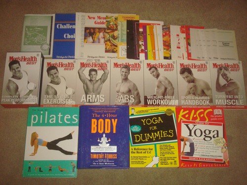 Exercise Fitness Book LOT Men's Health Best Complete Guides Box Set ...