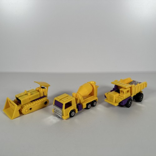 Vintage Transformers Lot Decepticon 1984 (3) Construction Vehicles | eBay
