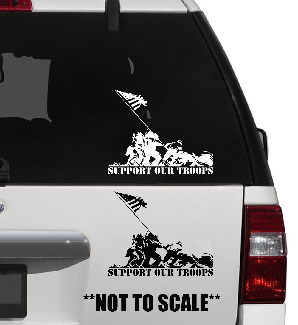 Support Our Troops Car Decals