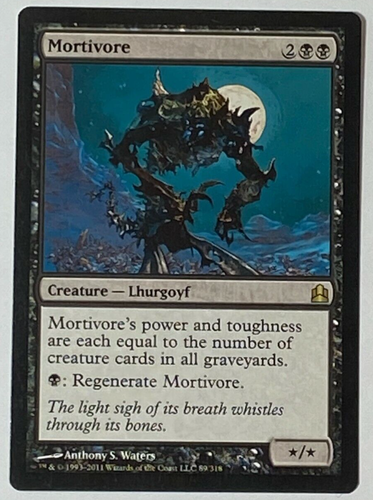 MTG - 1x Mortivore - Commander 2011 - NM - Rare - Black - Magic The ...