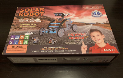 Solar Robot Creation Kit for Kids w/ 190 pcs ages 8+ STEM Toy | eBay